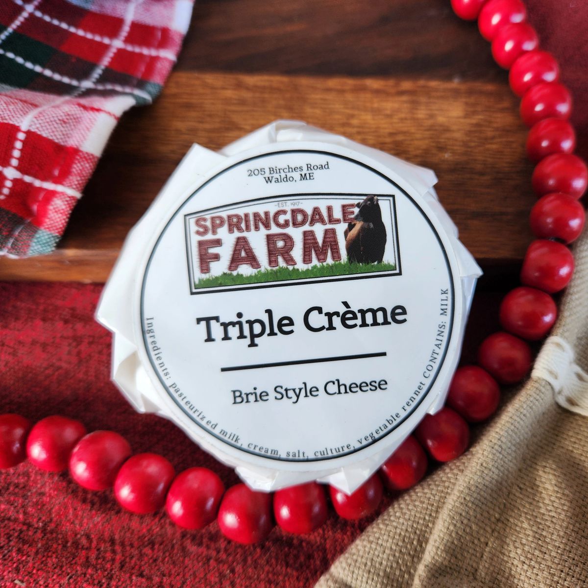 Triple Cream Brie by Springdale Farm