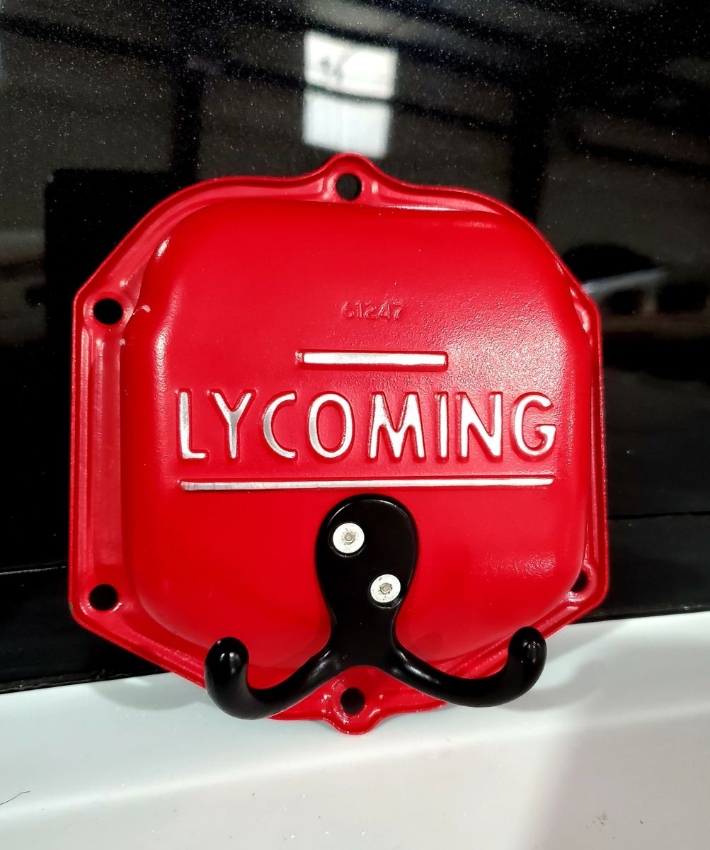Lycoming valve cover coat hanger