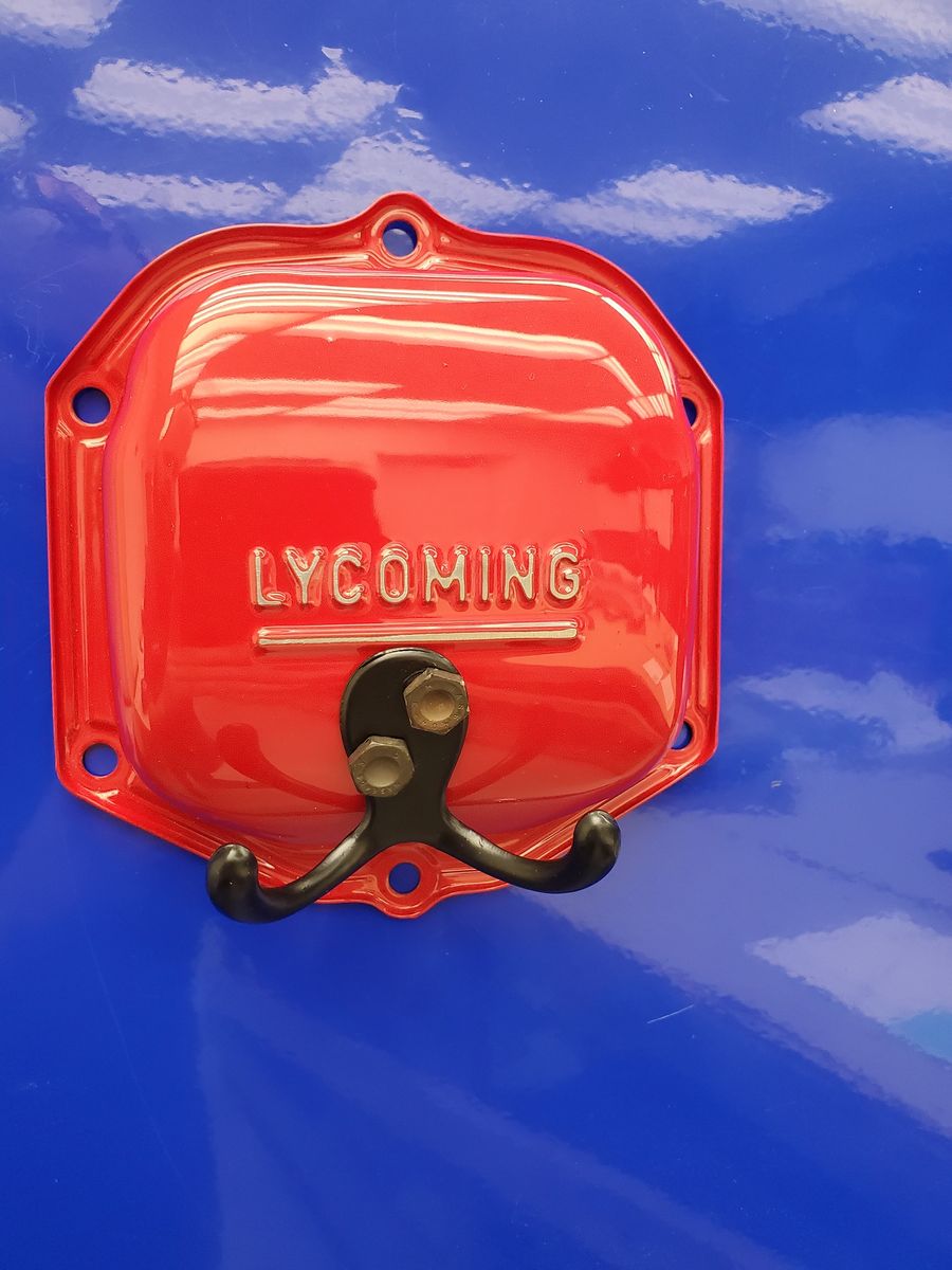 Lycoming valve cover coat hanger