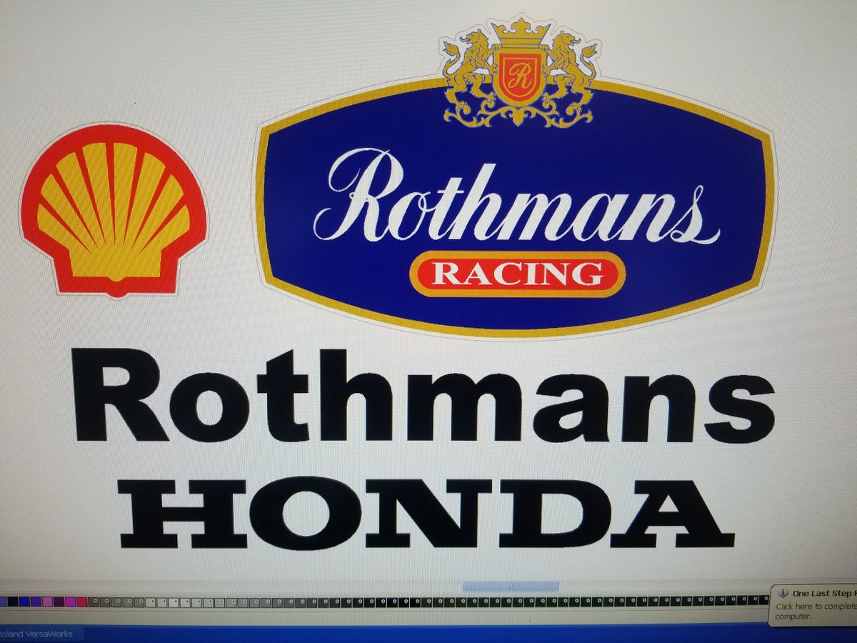 HONDA ROTHMANS sticker kit