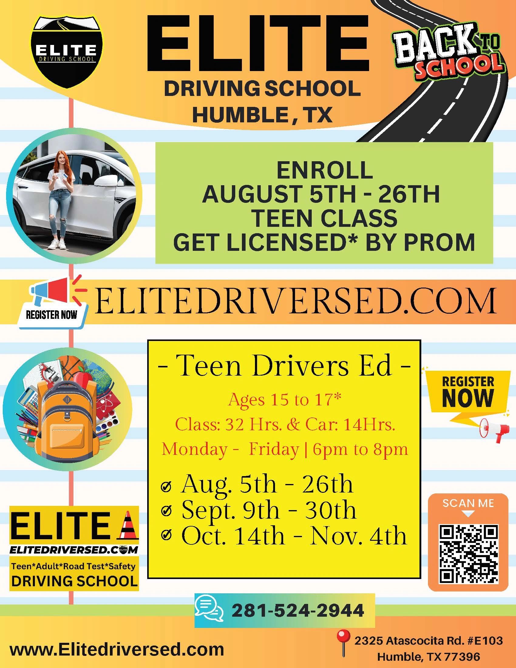 Adult Driving Course or Driving Test - Elite Drivers Ed in Humble