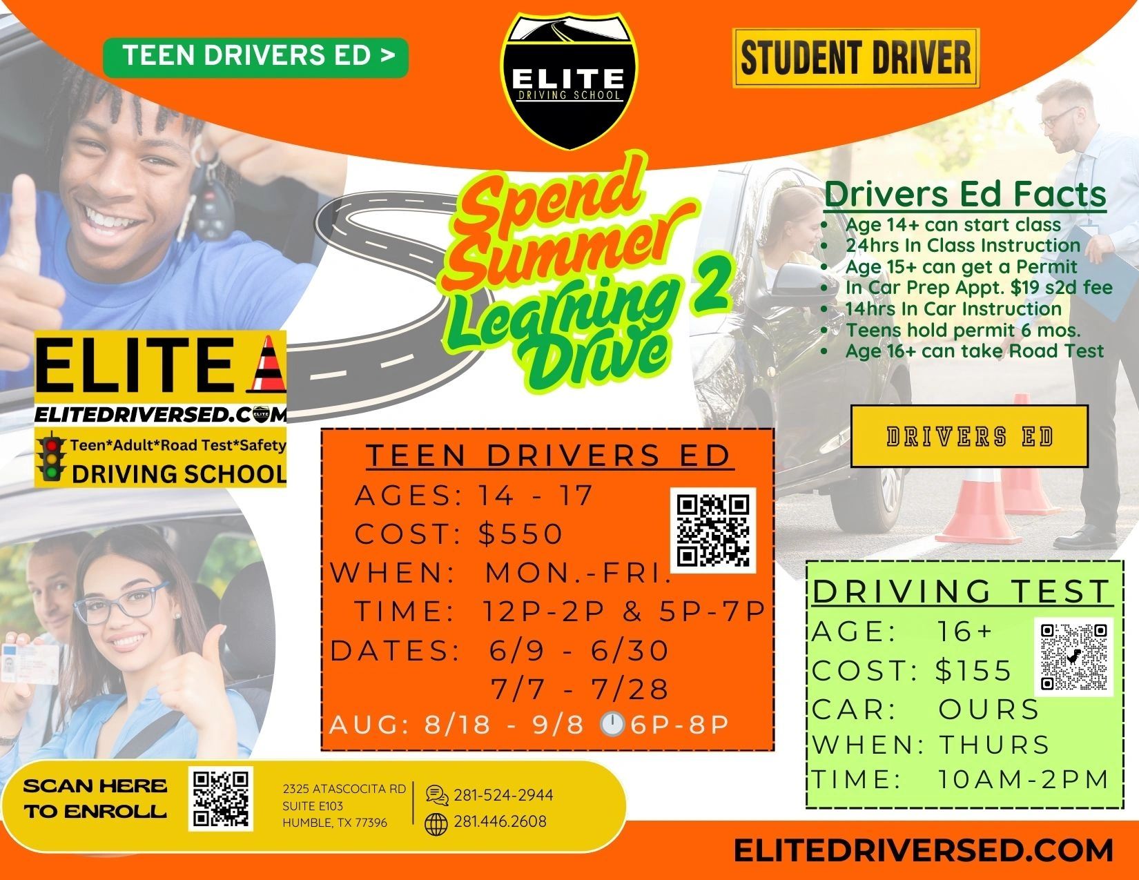 Elite Drivers Ed in Humble - Driving School, Drivers ED
