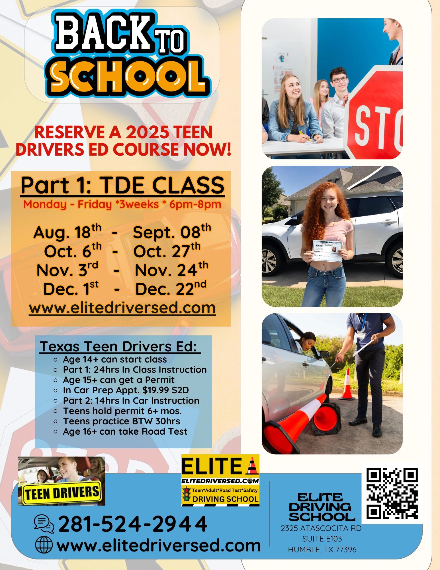 Elite Drivers Ed in Humble - Driving School, Drivers ED