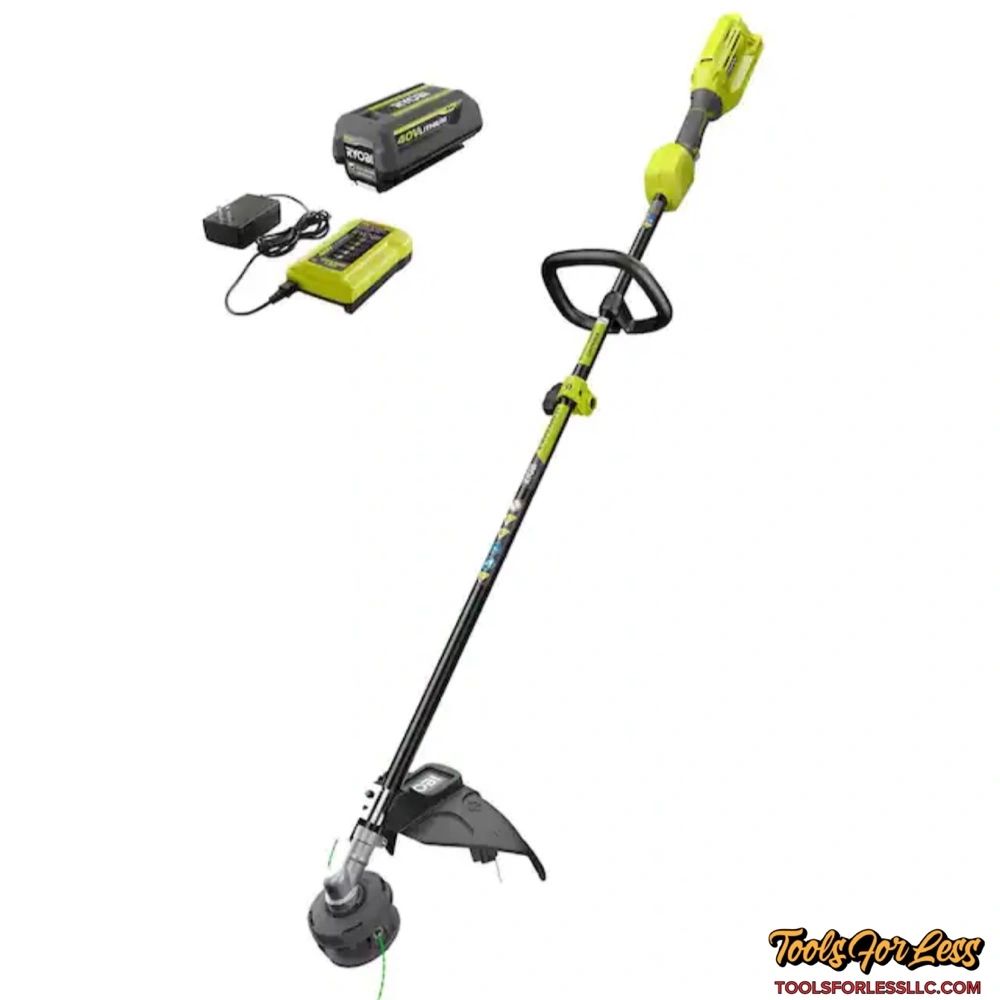 RYOBI 40V Expand-It Cordless Battery Attachment Capable String Trimmer ...