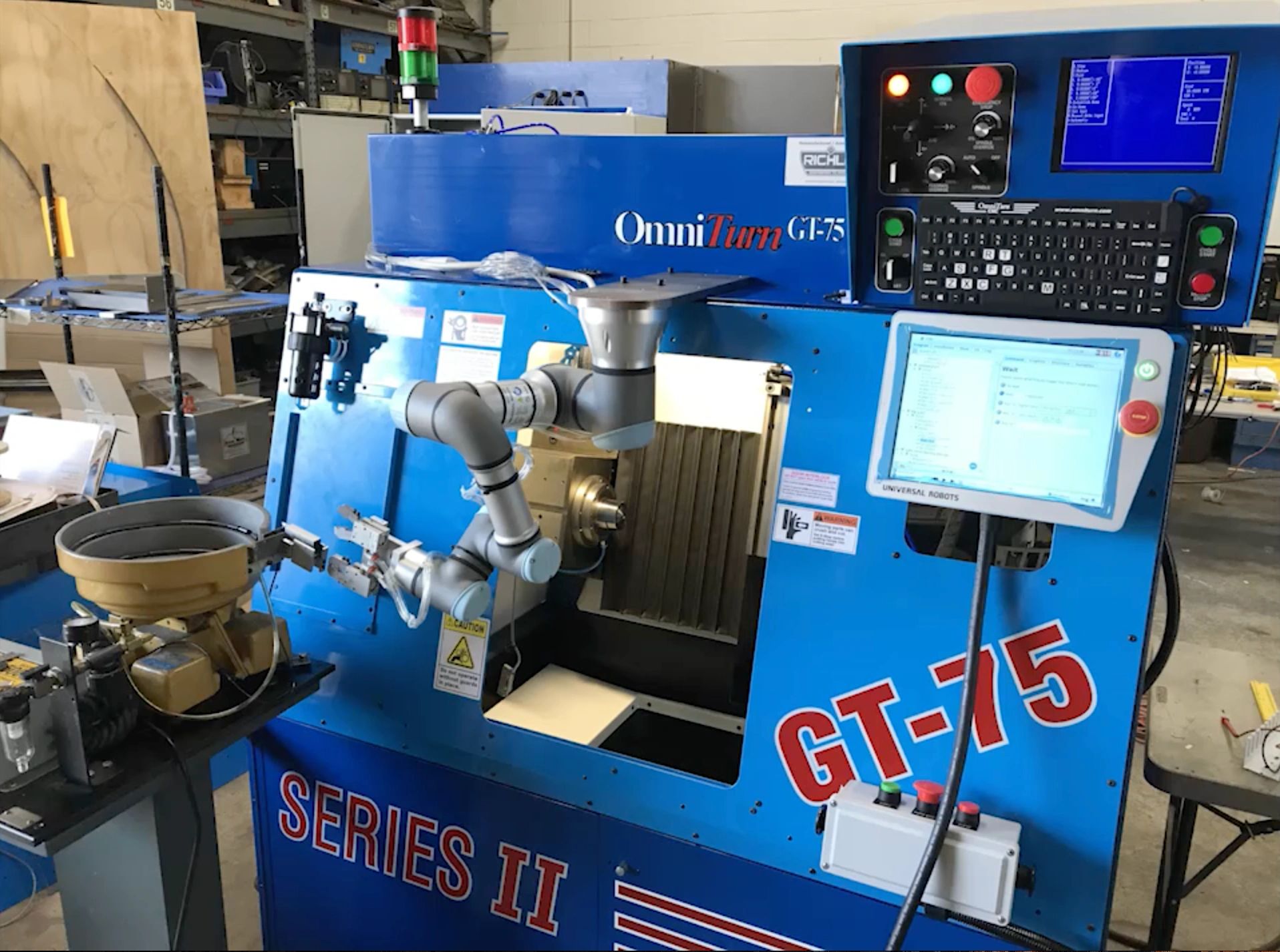 #Omniturn Lathes #Universal Robot Integrator - BORG MACHINERY INC