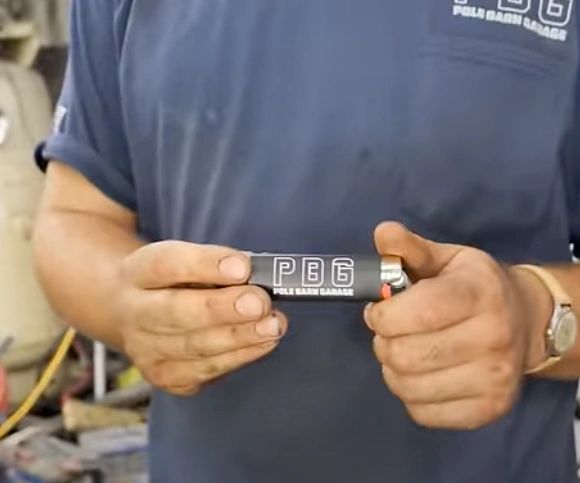 PBG - Bic Lighter - Black white print