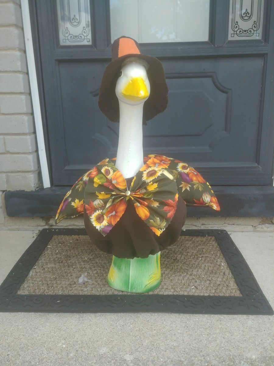 Thanksgiving Turkey Lawn Goose Clothes Outfit