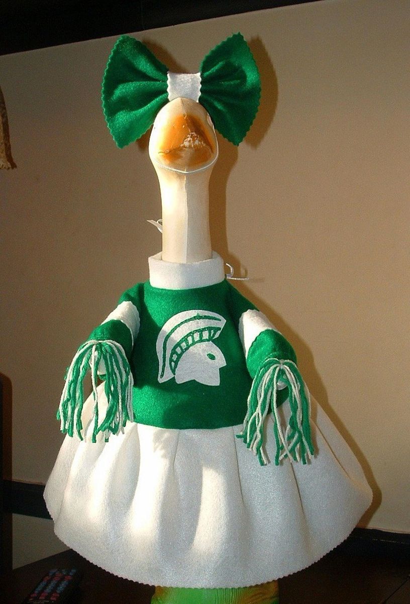 Cheerleader CUSTOMIZED FOR YOUR TEAM Lawn Goose Clothes Outfit