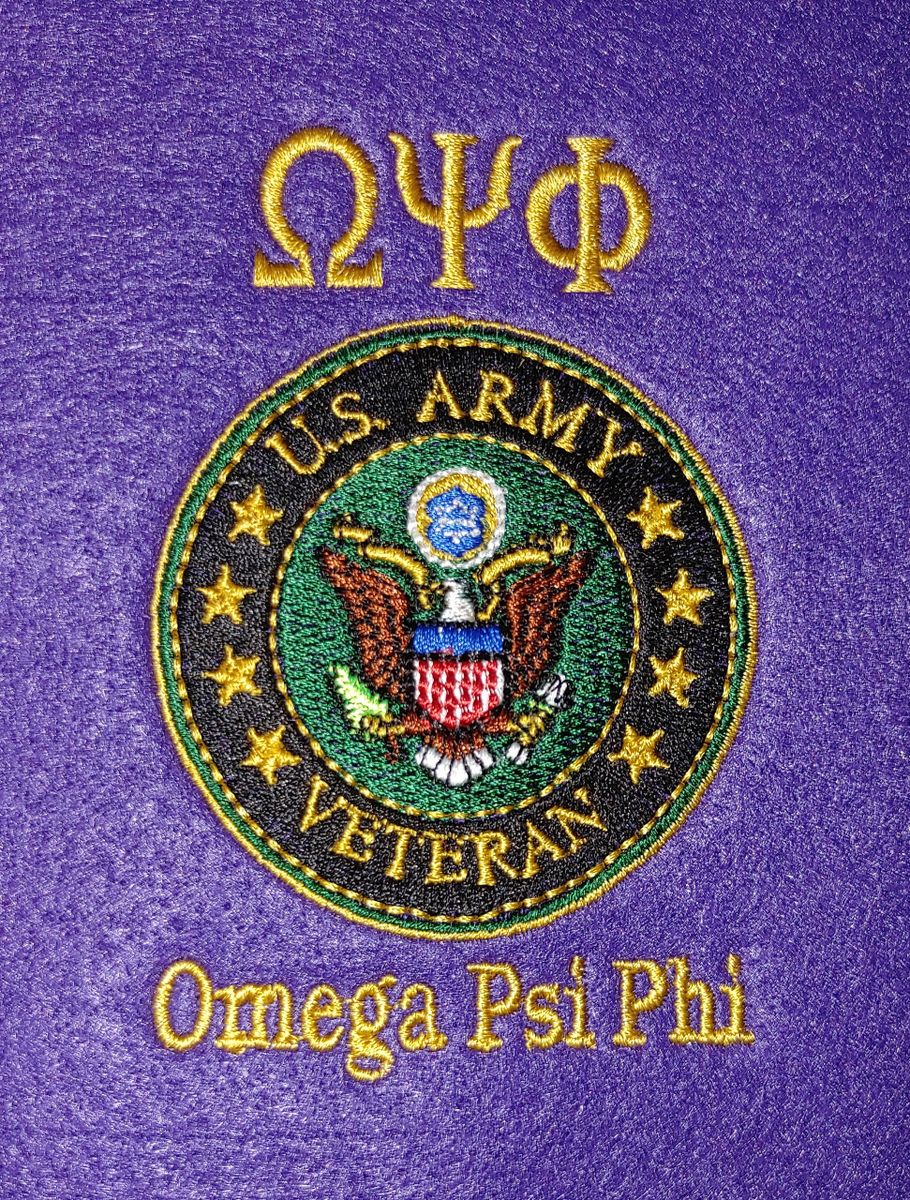 US Army Veteran- Omega Psi Phi