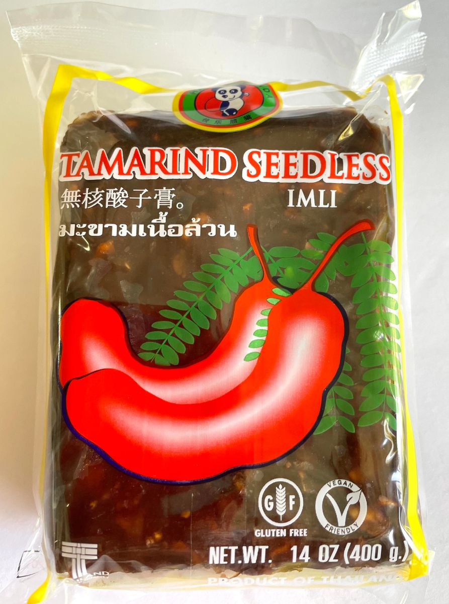 Tamarind Paste Seedless, Happy Panda Brand 14 oz. (400g.) x 50 Packs ...