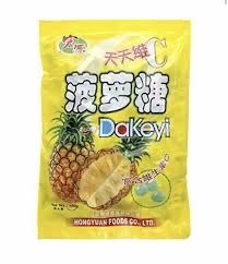 Hongyuan Dakeyi Pineapple Candy 12.3 oz