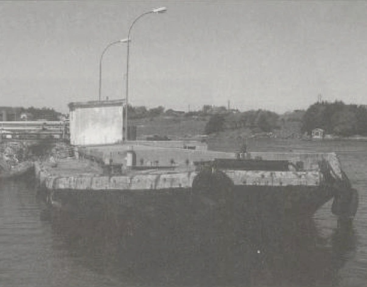 WWI Concrete Barge Building at Barrow-in-Furness