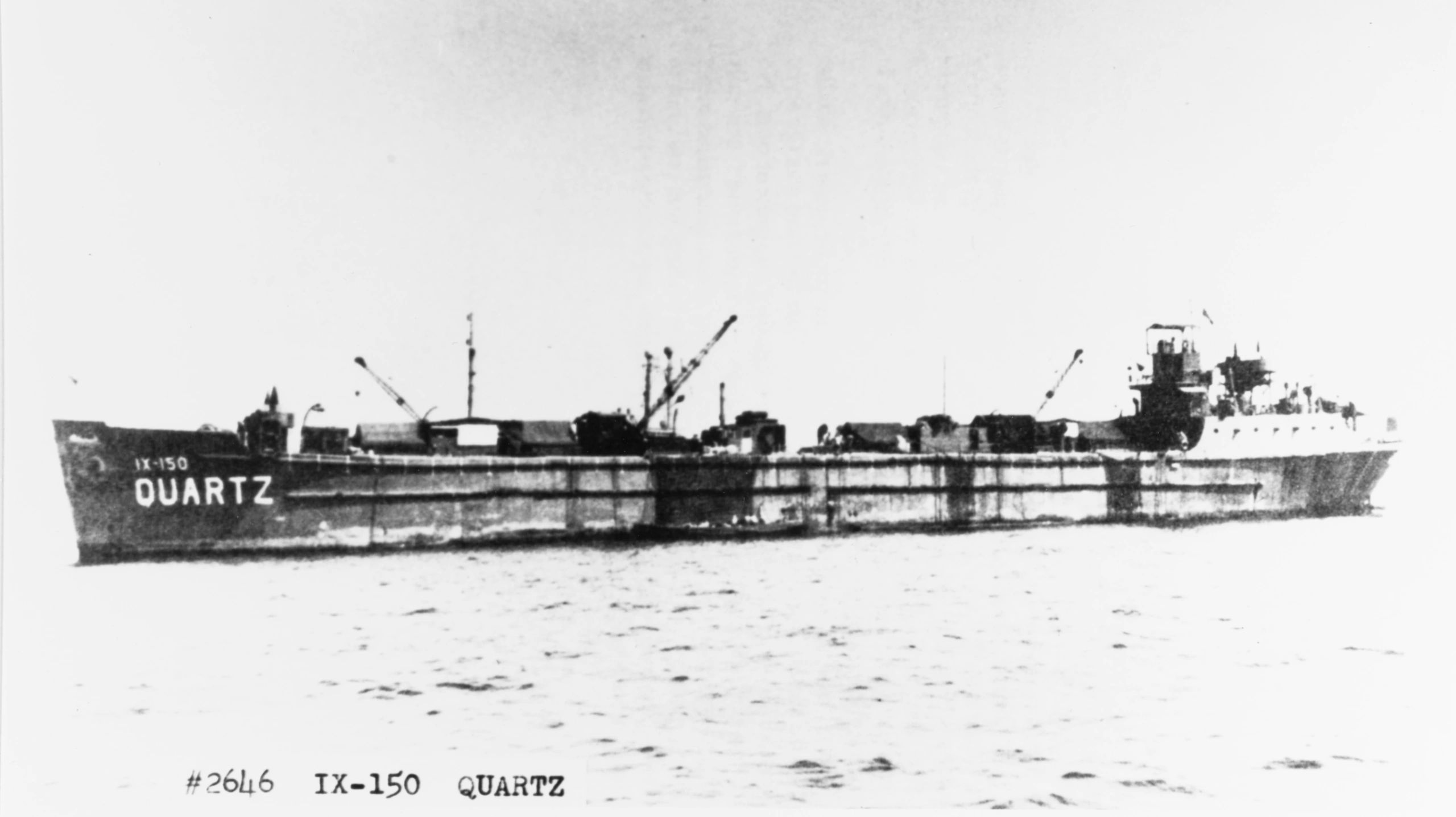 Quartz (IX-150) - Barrett & Hilp B7-D1 Barge of WWII