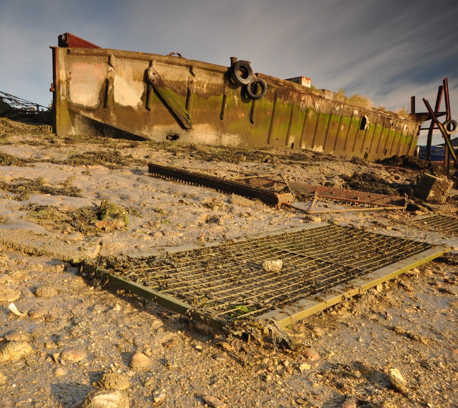 The Concrete Petrol Barge of Barling Hall Creek, Essex