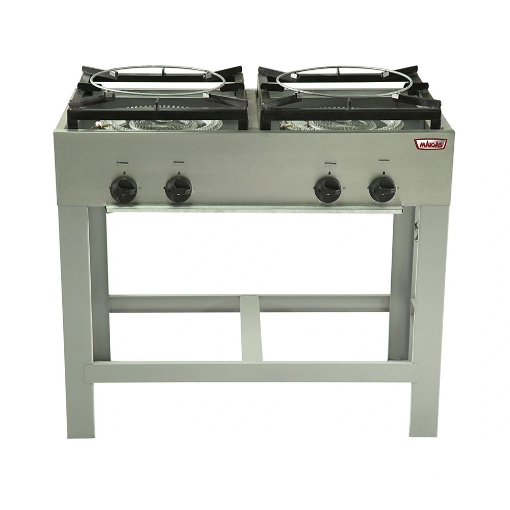 Anafes 2 platos alto doble quemador Maigas