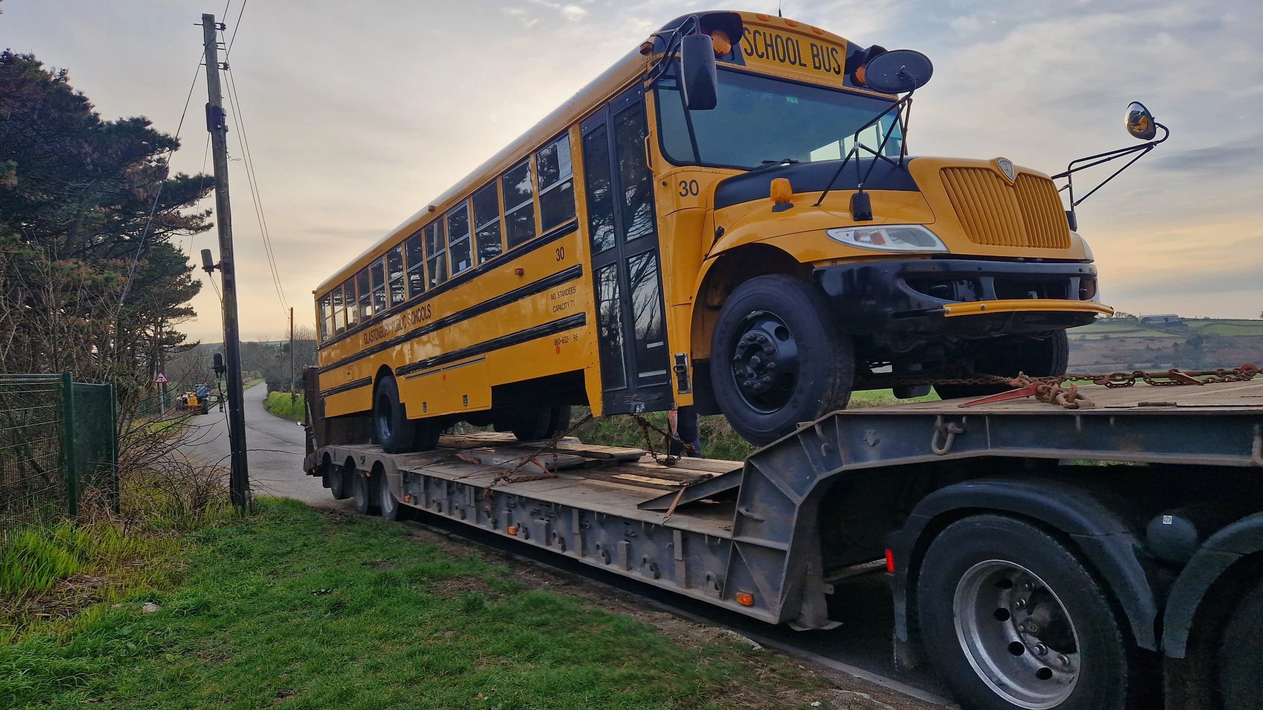 How easy is it to import a US school bus to the UK in 2025?