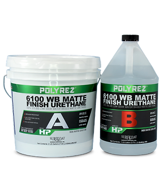 6100 water base Urethane Matte