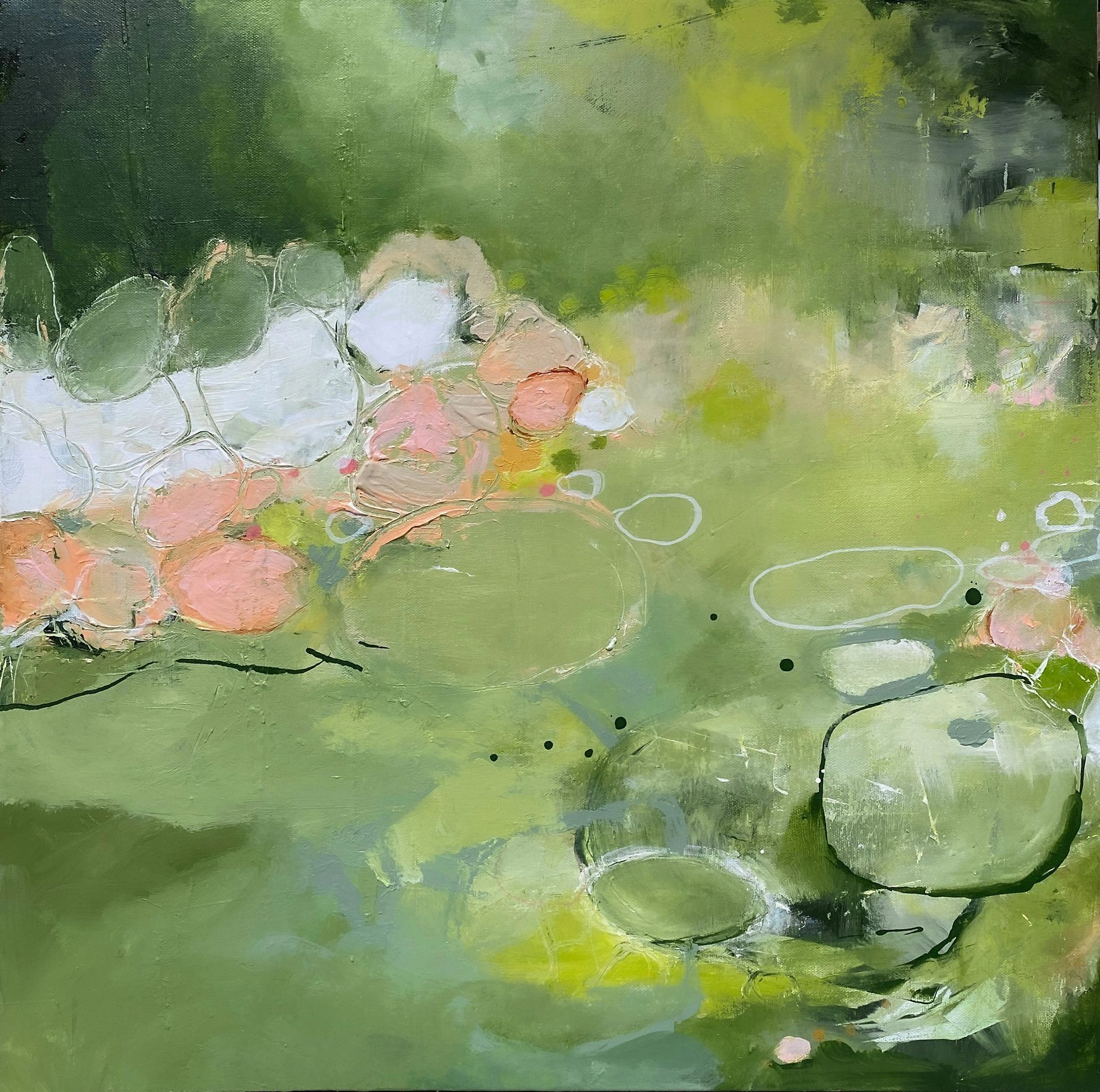 Abstract Floral Paintings | Contemporary Artist Lisa Hayden