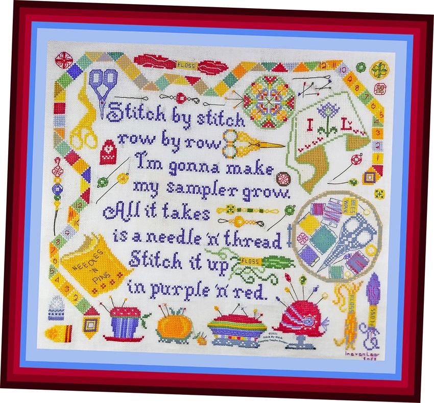 Stitch By Stitch-sewing sampler