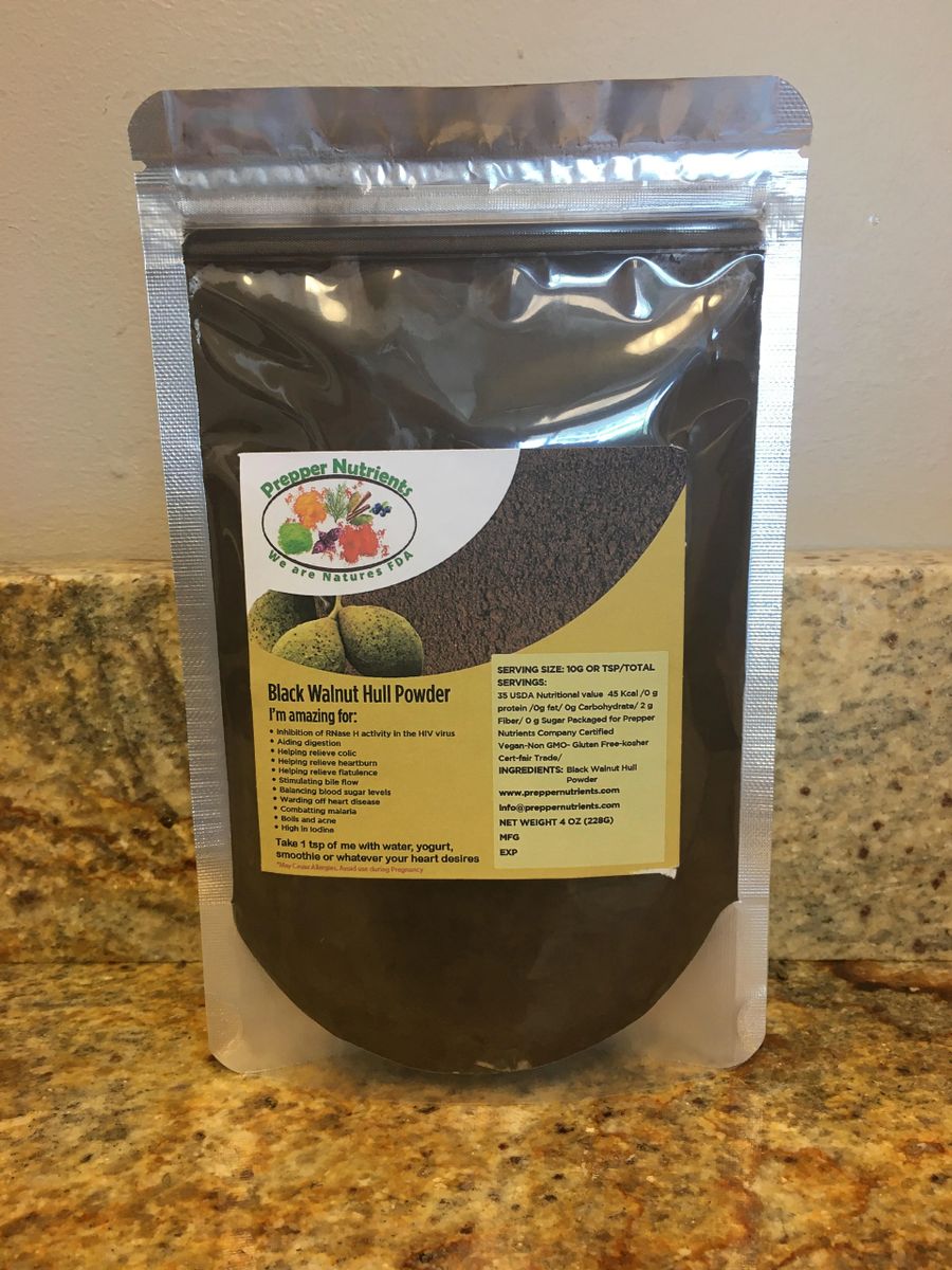 Black Walnut Hull Powder 4oz