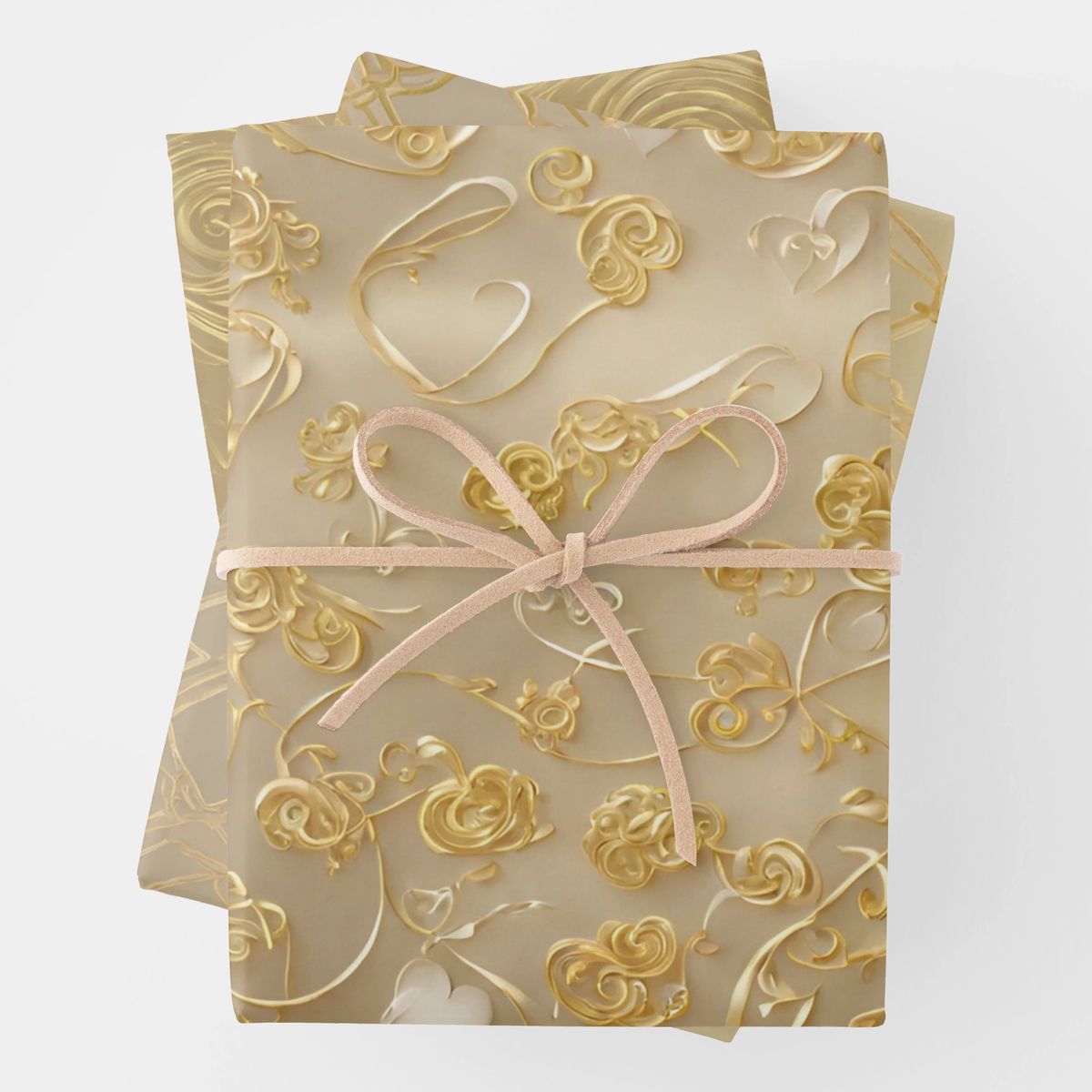 Going For Gold Gift Wrapping Sheets