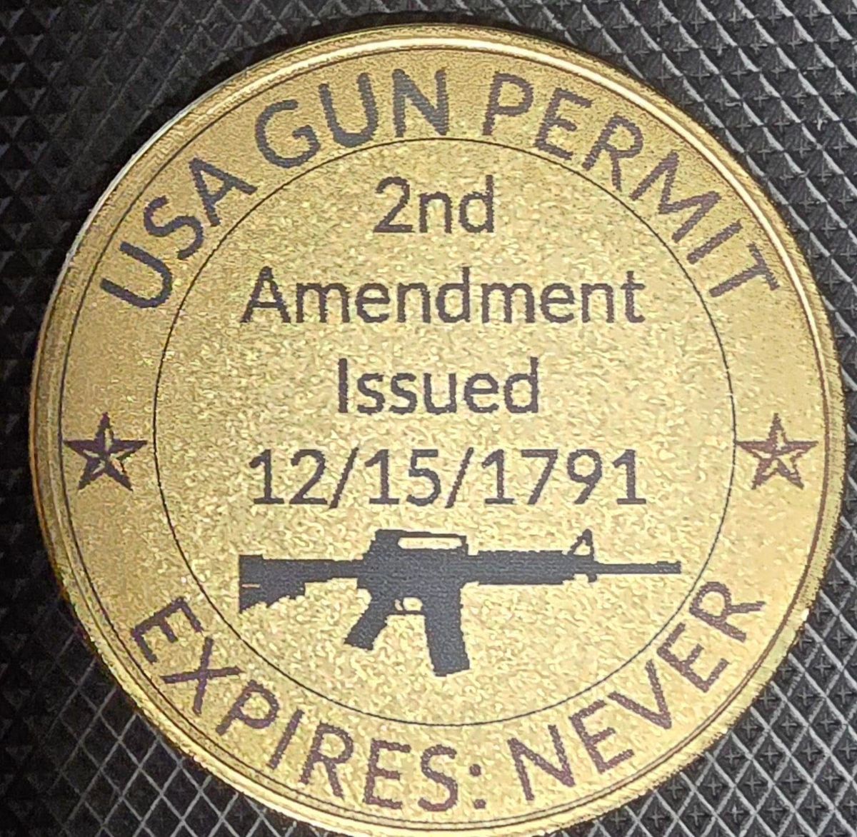 USA Gun Permit 2nd Amendment