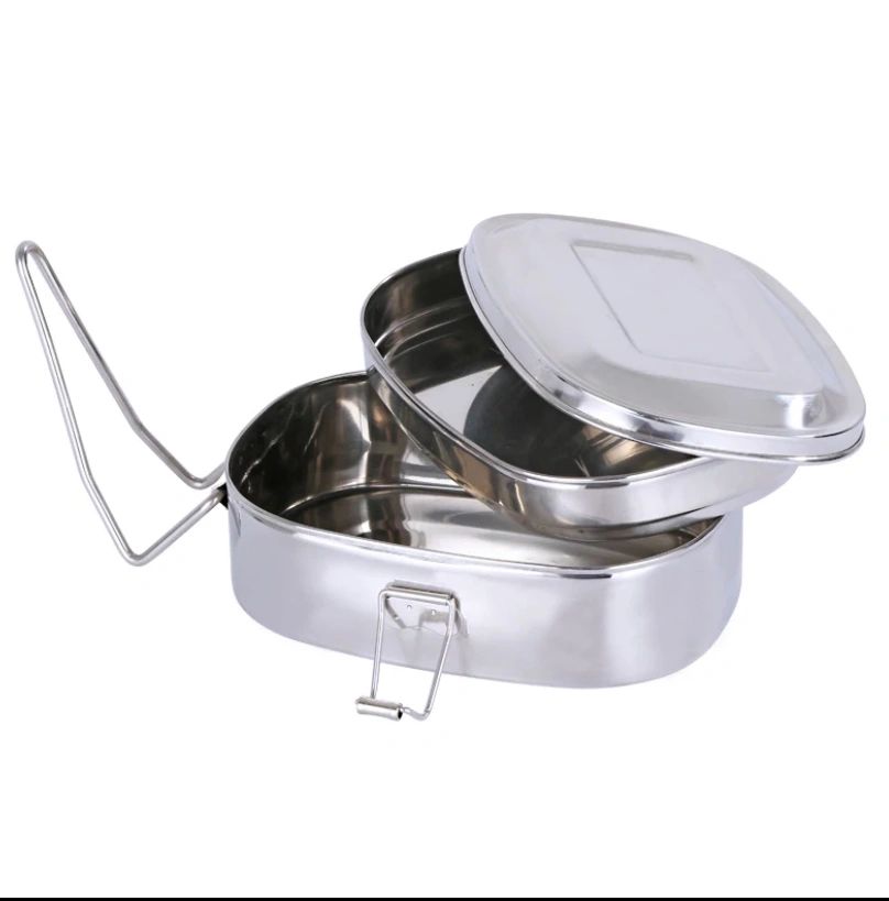 stainless steel 3 piece mess tin