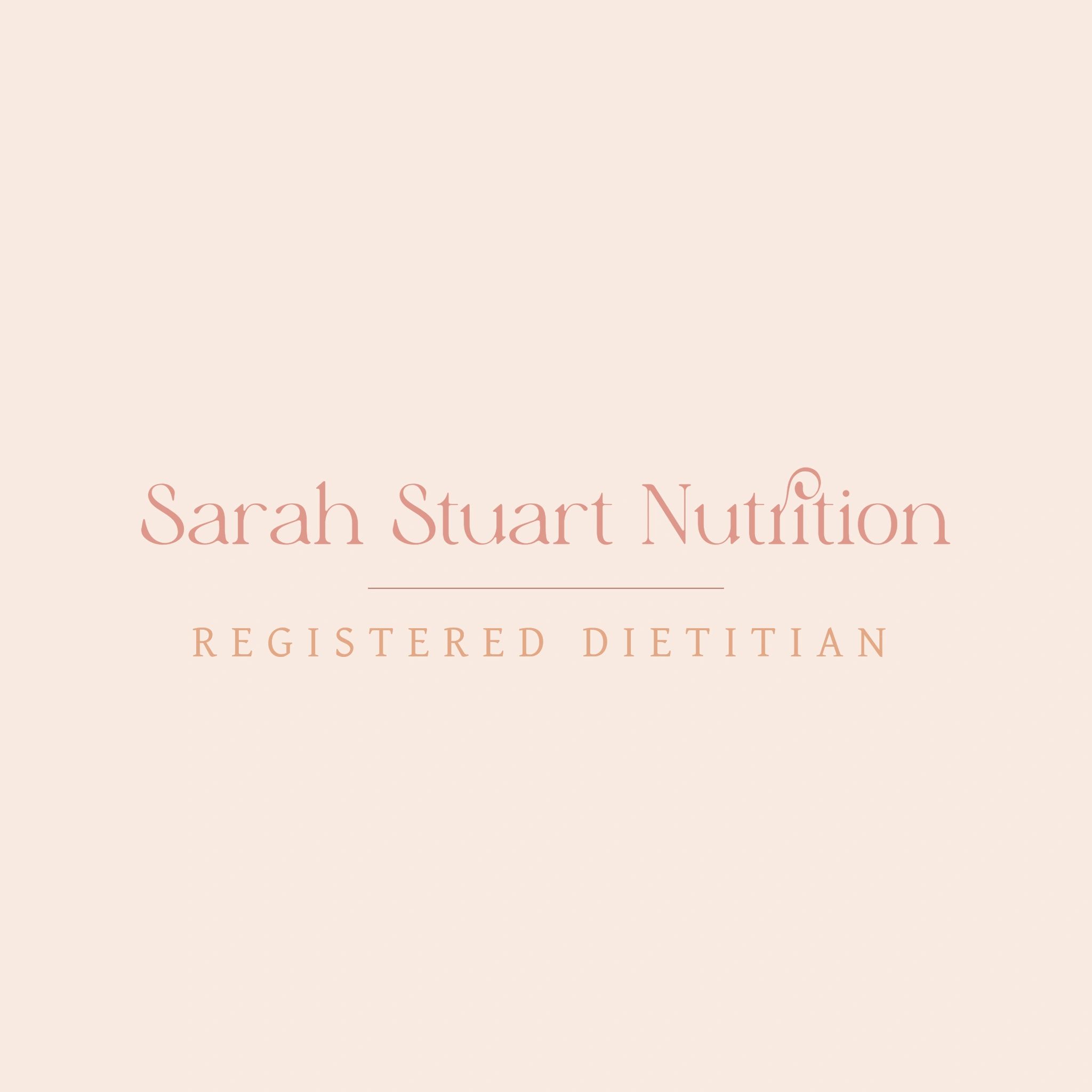 Sarah Stuart Nutrition - Home