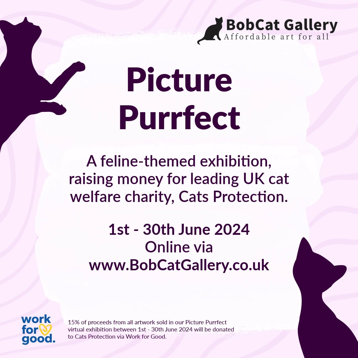 Feline Themed Online Exhibition Fundraising for Cats Protection