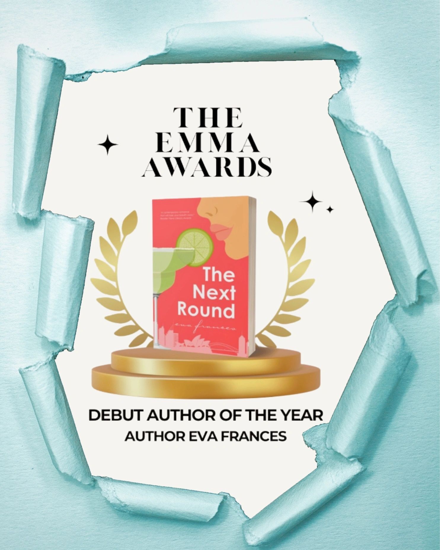Eva Frances Named 2025 Emma Award Debut Author of the Year