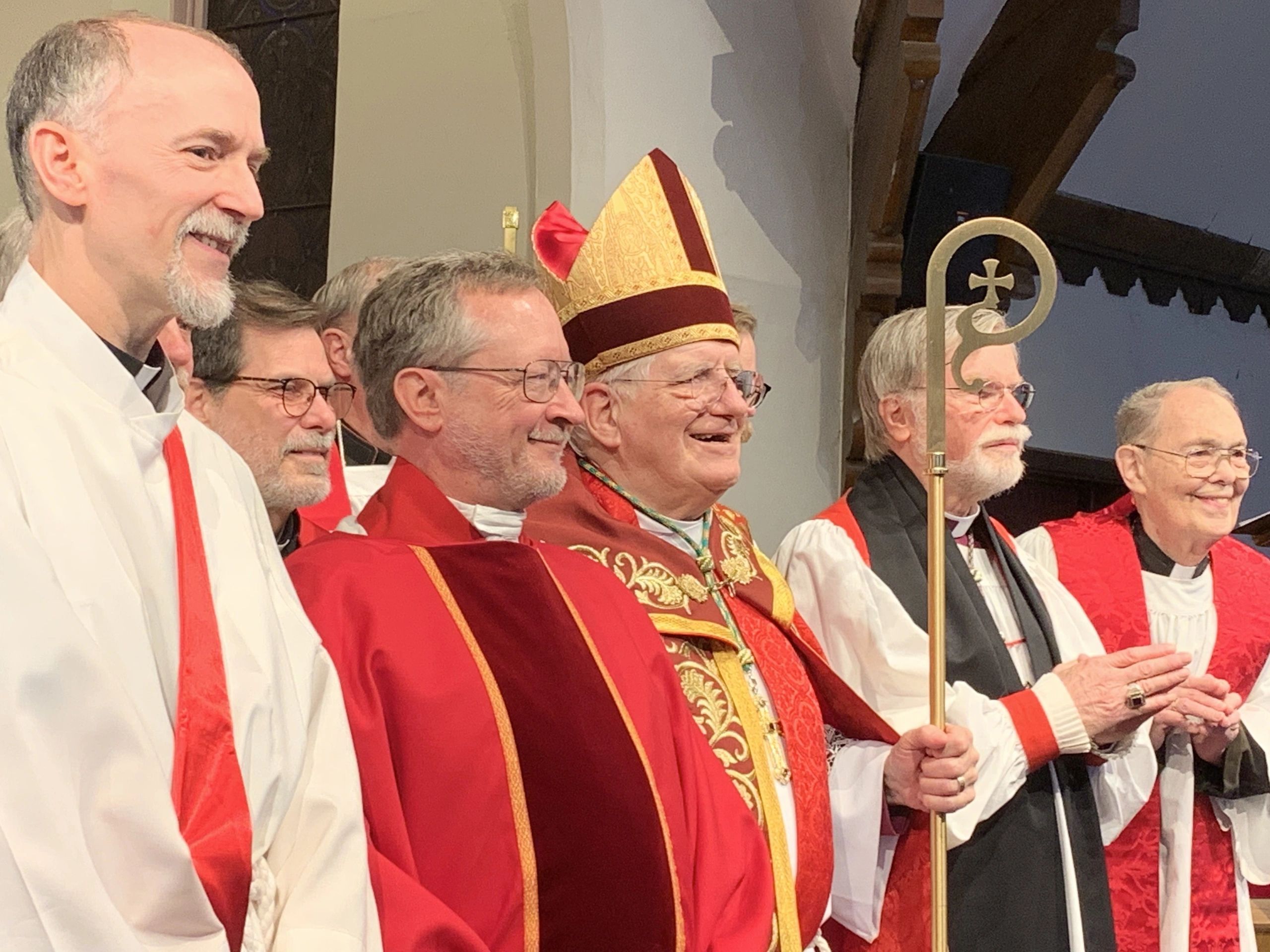 Bp. Webb ordains Tom Stockton as a new priest May 17.