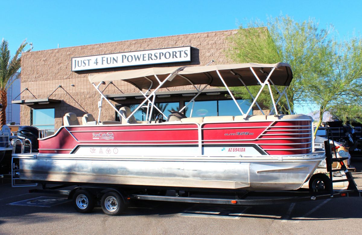 2018 Suncatcher Elite 326 SE Tritoon