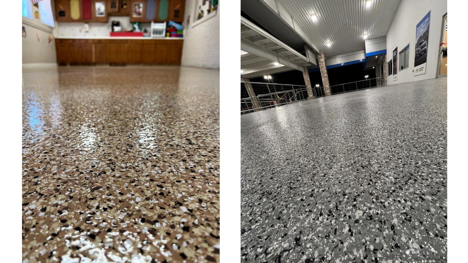 How to Install a Flake Flooring System