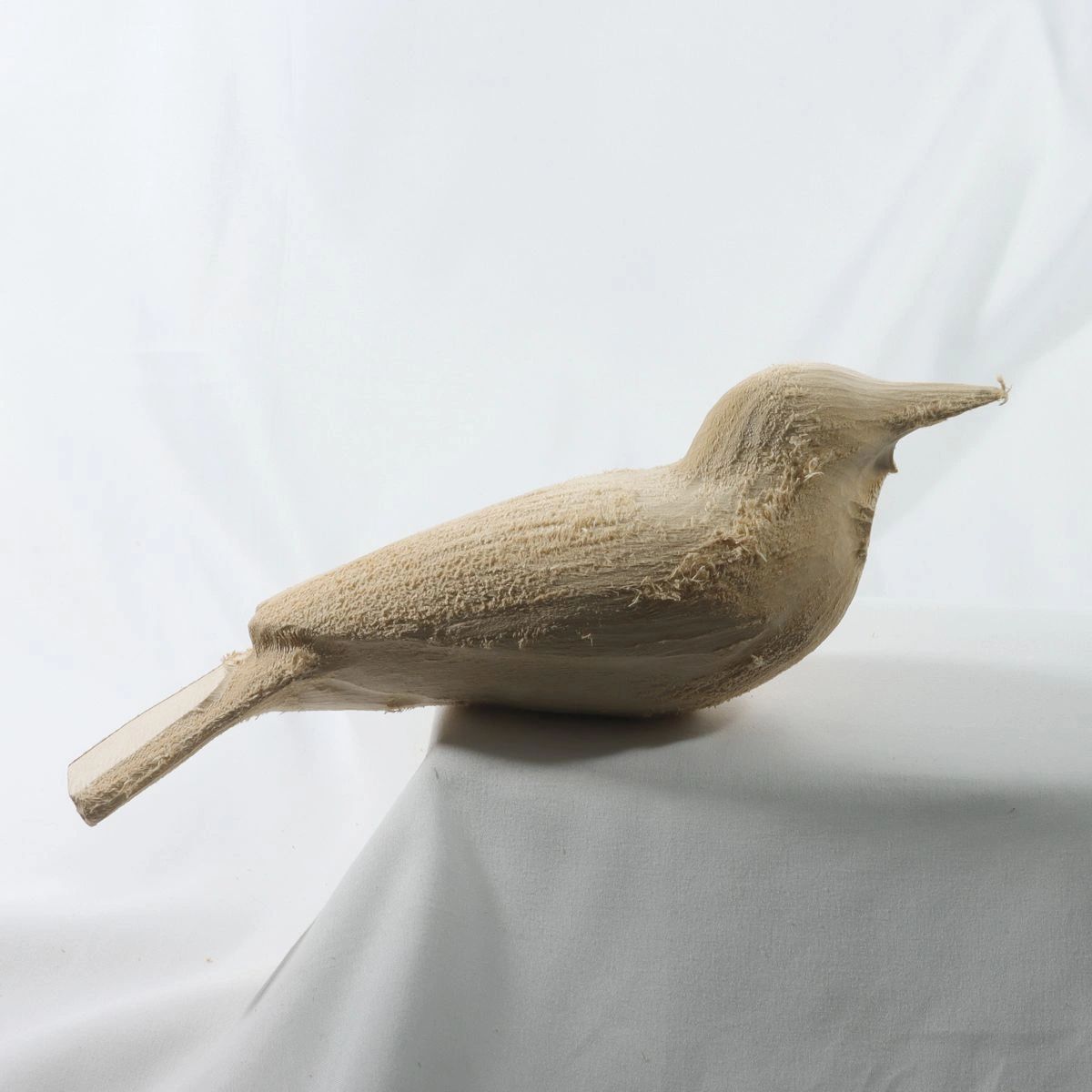 Basswood Lifesize Robin Rough-Out