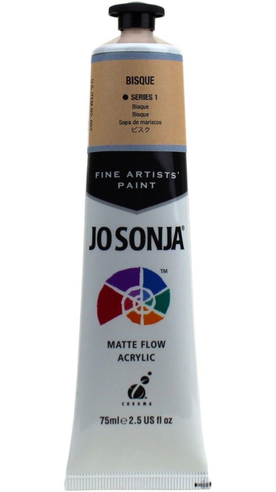Bisque (Skin Tone Base) Jo Sonja Matte Flow Acrylic Paint 93-A603
