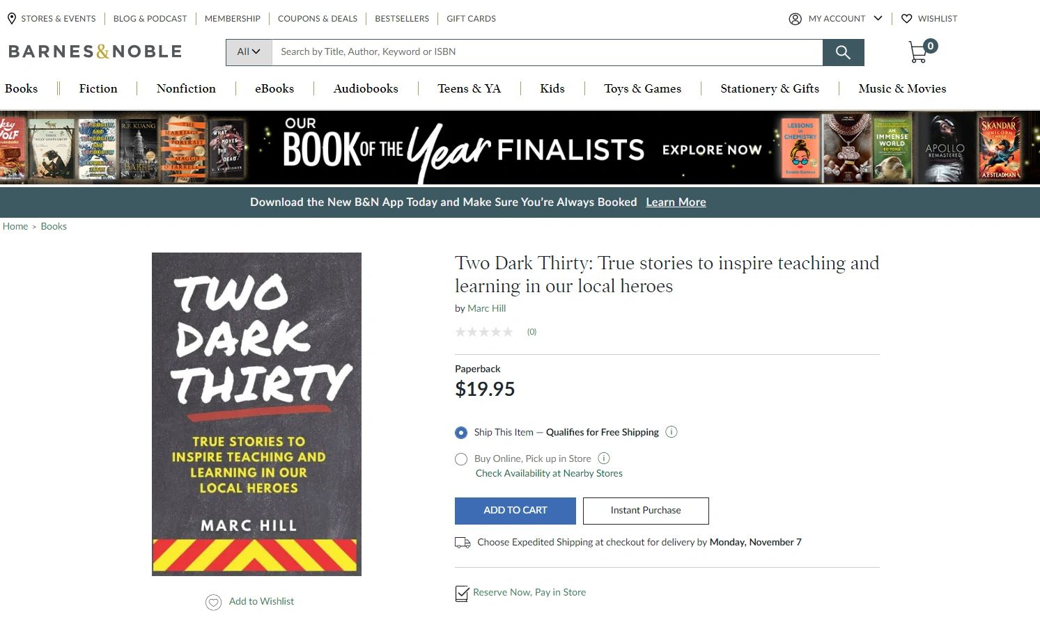 Available at Barnes & Noble!