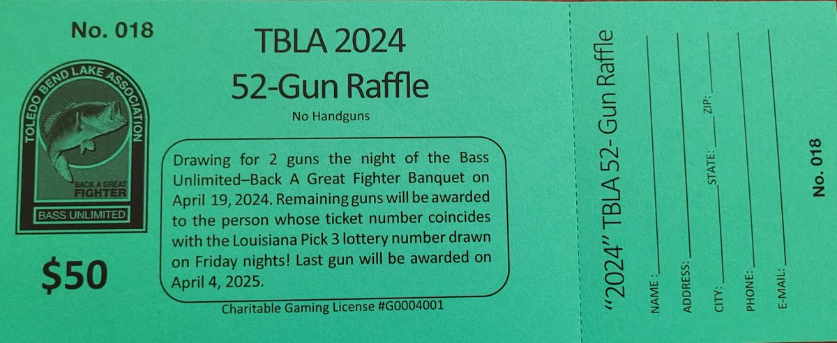 Pay for gun raffle tickets that you received in the mail.