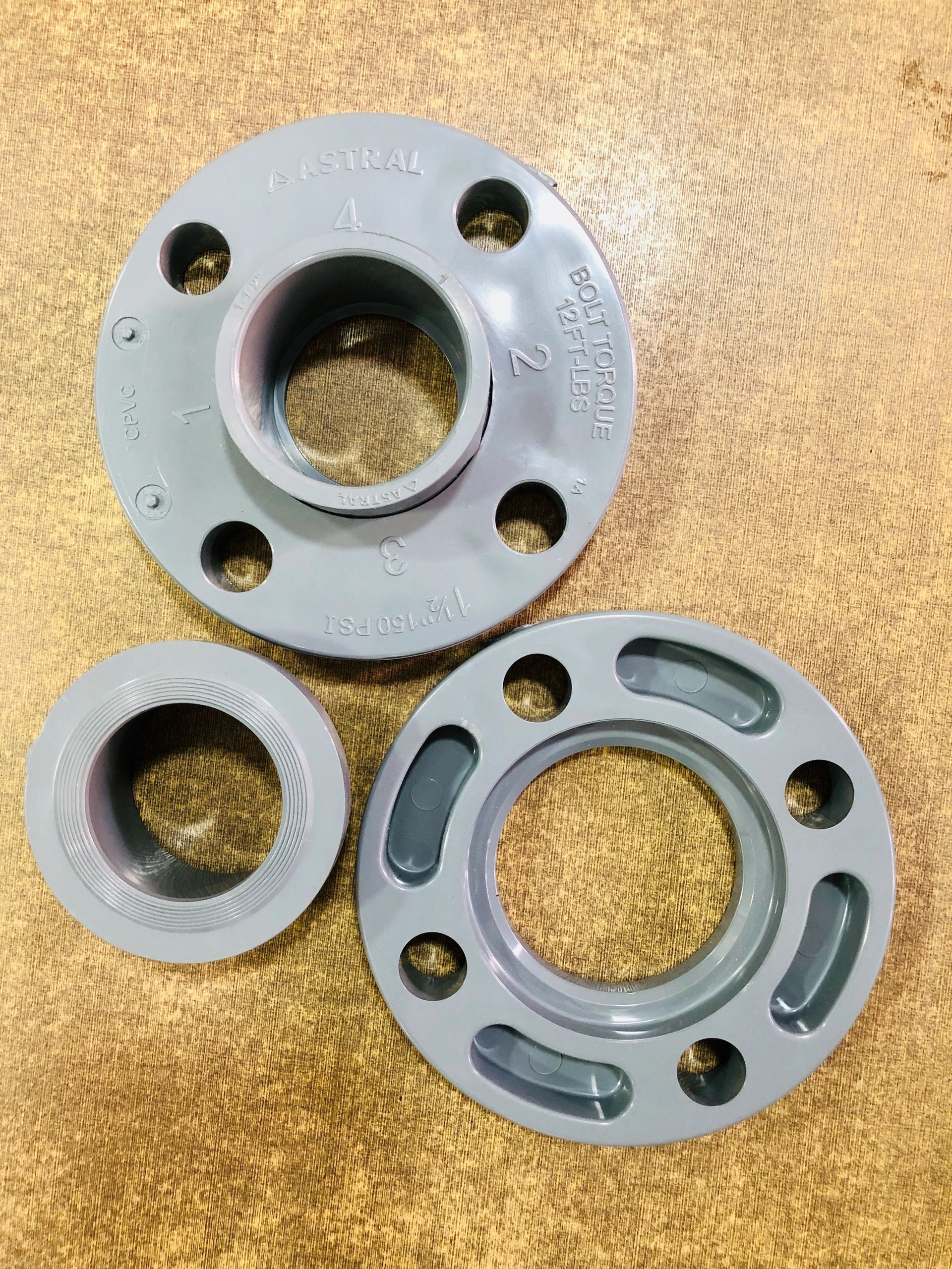 CPVC Vanstone Flange SOC with Stubend ASTM D1784 F439 ASME B16.5