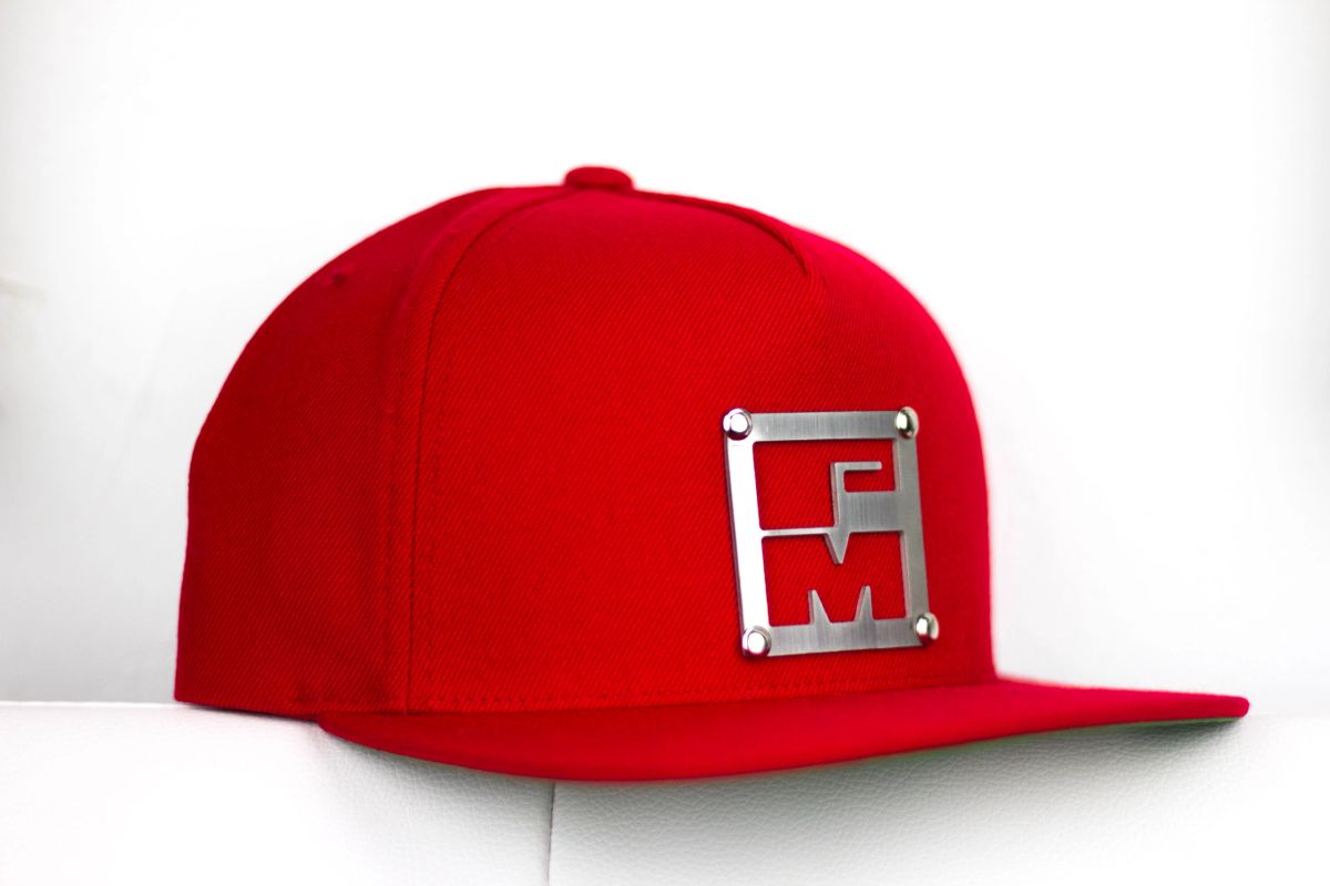 Pearce Manufactured Metal Logo Caps 2022 (Color: Red)
