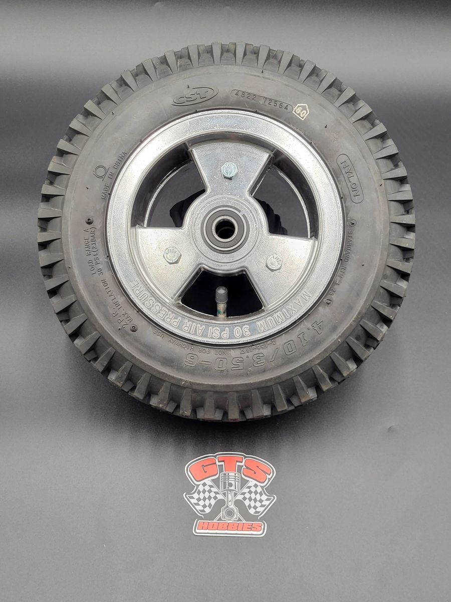 6" complete mini bike wheel