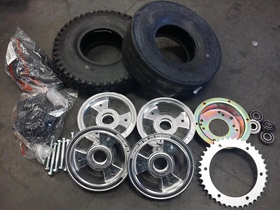 5" Azusa Tristar Wheel Set