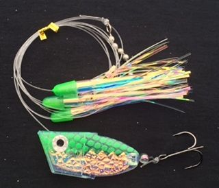 'UV Green Death' Cut Bait Rig