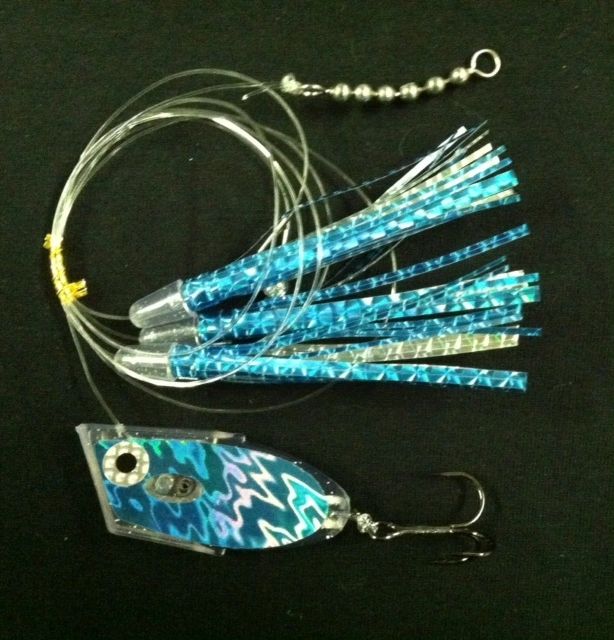 'Blue Electric UV' Cut-Bait Rig
