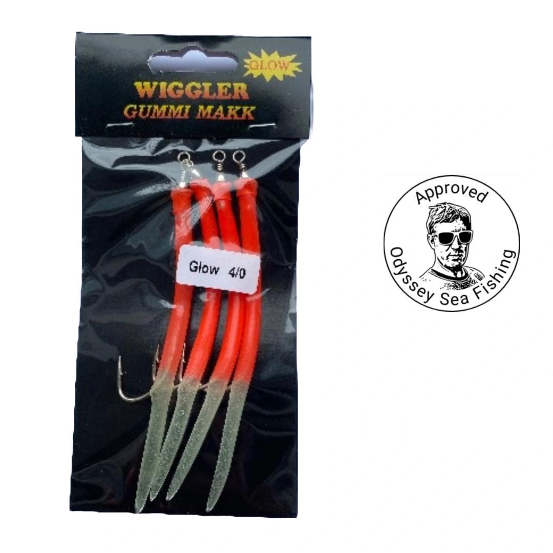 Wiggler Gummi Makk Hooks Size 4/0