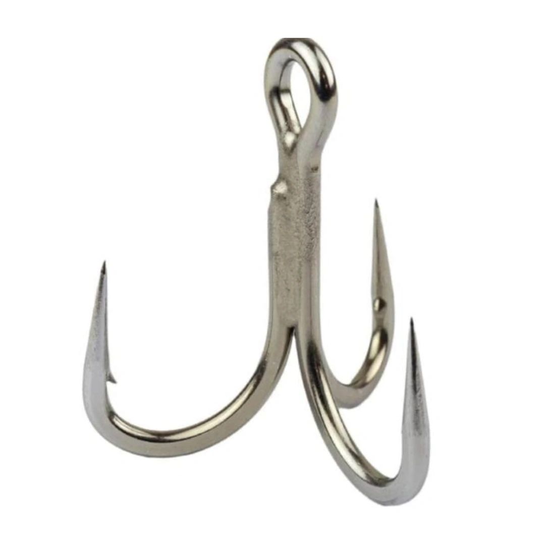 Mustad Jaw Lok 4x Treble Hooks