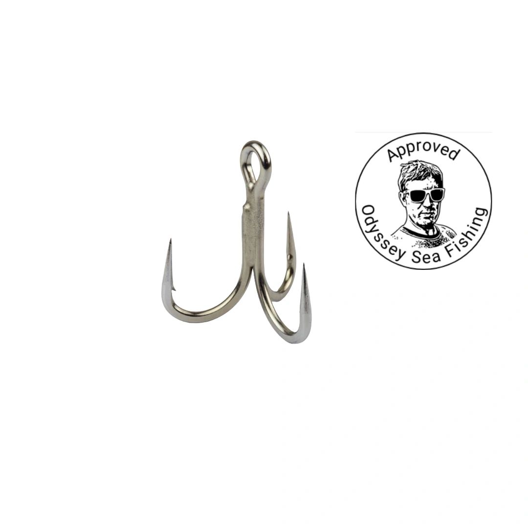 Mustad Jaw Lok 4x Treble Hooks