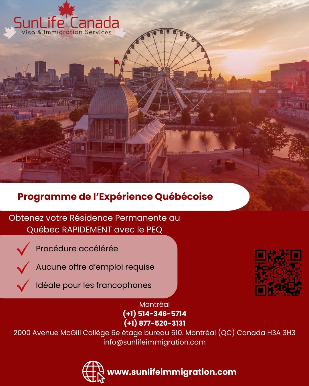 Programme de l’Expérience Québécoise (PEQ)
