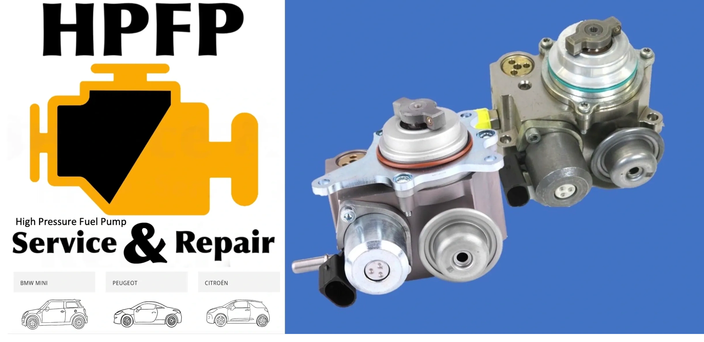 High Pressure Fuel Pump Service Repair for Mini PSA Peugeot Citroen PUG ...