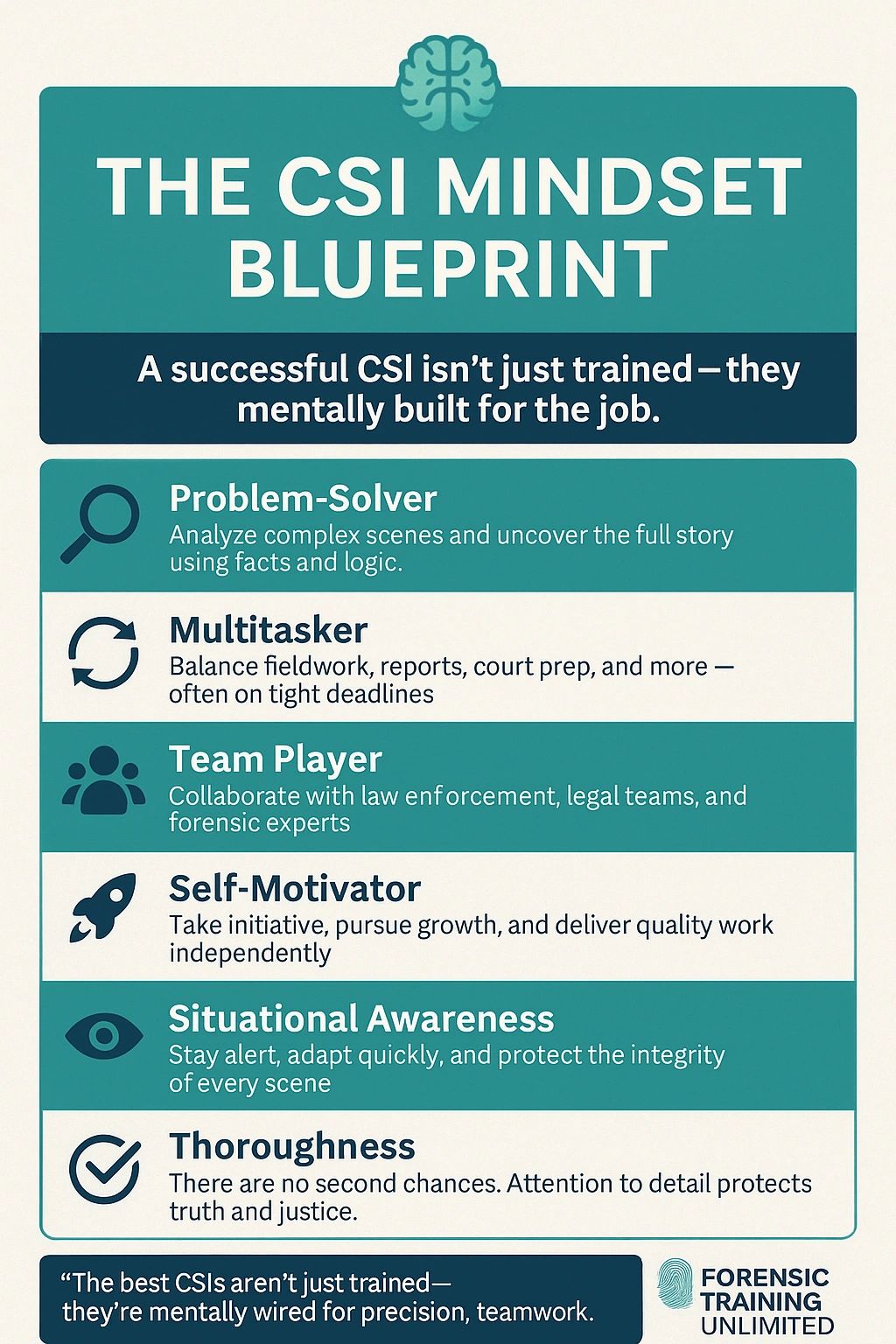 The CSI Mindset Blueprint