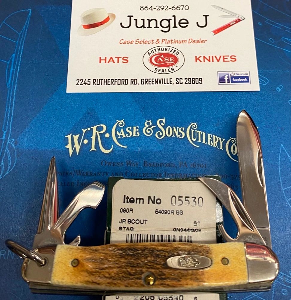 Case Stag Junior Scout Knife (5409OR SS) Item No.05530 Year 2008